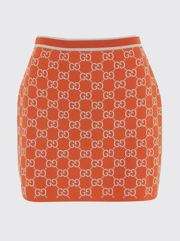Gucci Monogram Knit Skirt