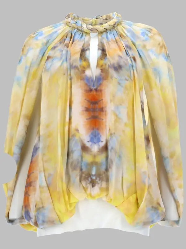 Zimmermann Alchemy Twist Billow Blouse - Yellow