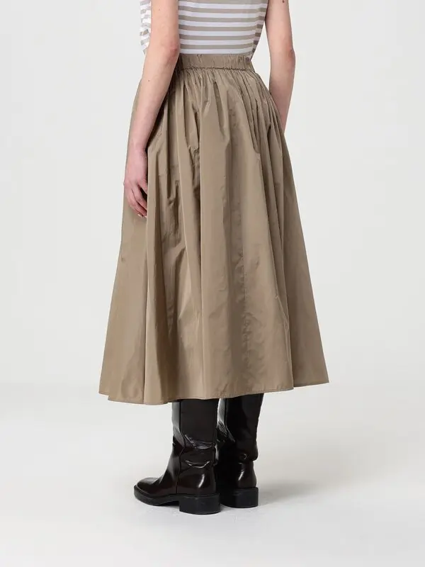 Max Mara Gathered Midi Skirt - Brown