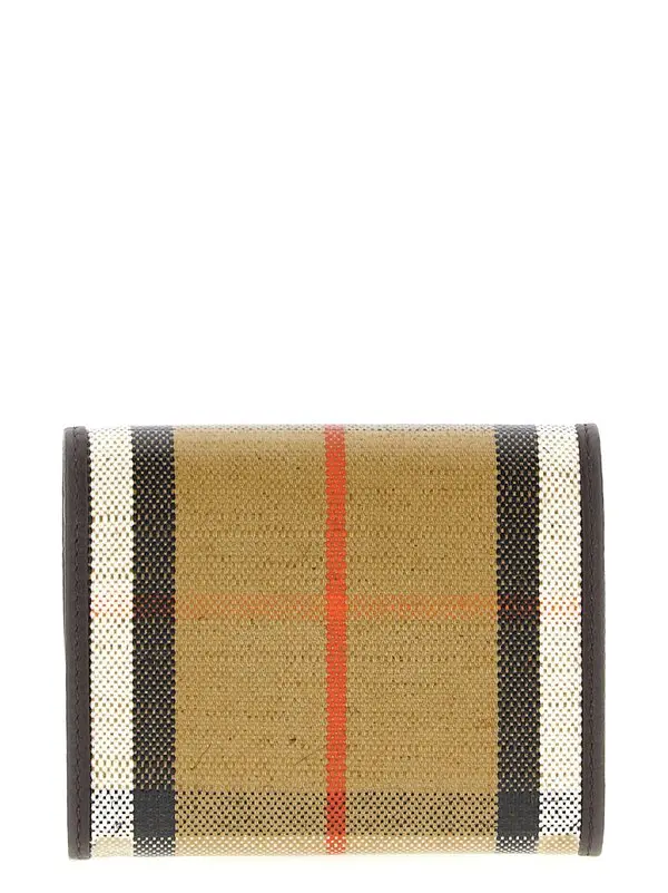 Burberry Highlands' Wallet - Cream