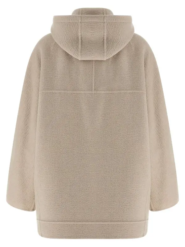 Max Mara Gradi Double Hand-stitched Cashmere Coat - Cream