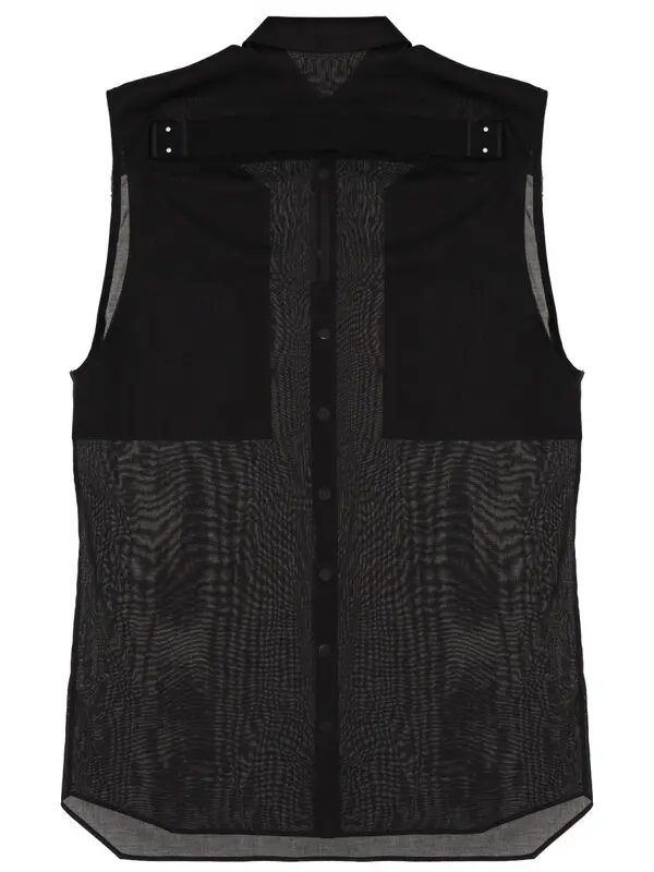 Rick Owens Sleeveless Shirt Jumbo Sl