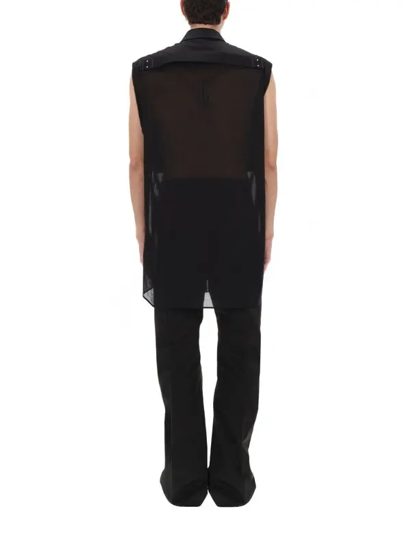 Rick Owens Sleeveless Shirt Jumbo Sl
