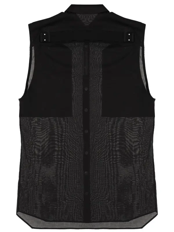 Rick Owens Sleeveless Shirt Jumbo Sl
