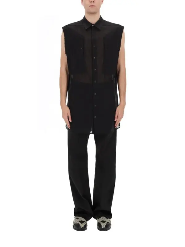 Rick Owens Sleeveless Shirt Jumbo Sl