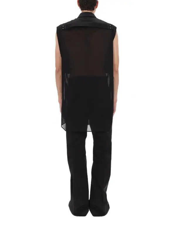Rick Owens Sleeveless Shirt Jumbo Sl