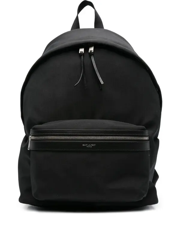 Saint Laurent City Canvas Backpack - Multicolor