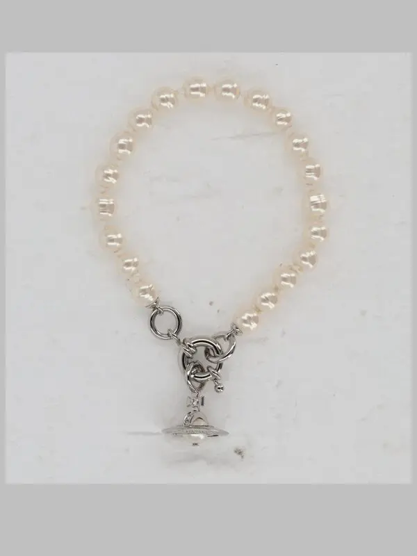VIVIENNE WESTWOOD Pearl Bracelet With Orb Charm