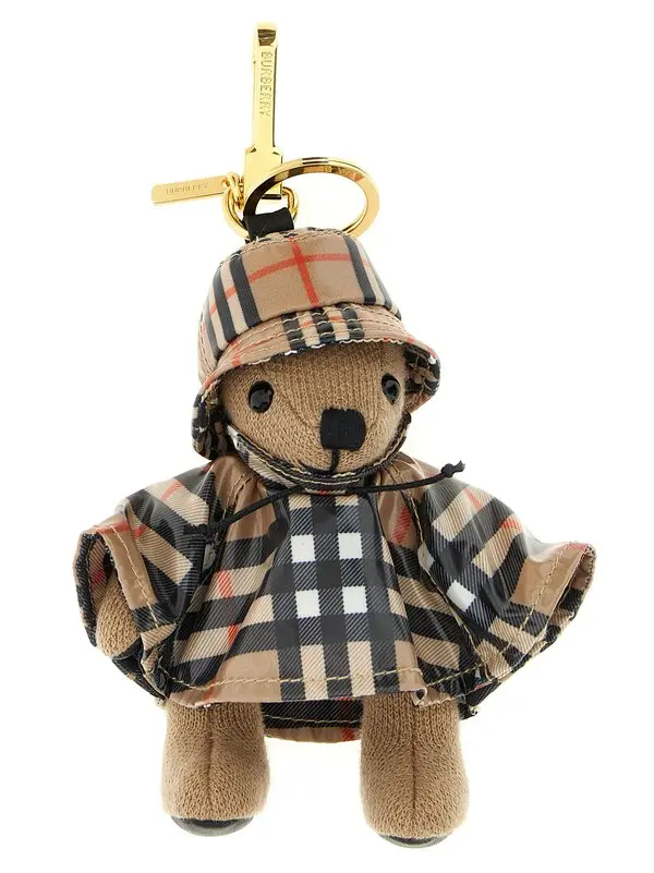 Burberry Thomas Bear Keyring With Cape - Multicolor