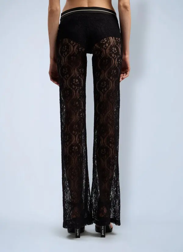 Palm Angels Classic Logo Lace Pants