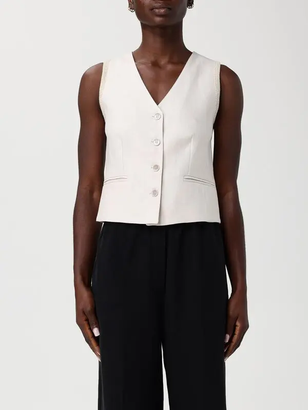 Max Mara Sleeveless Waistcoat - Cream