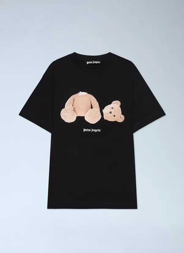Palm Angels Broken Bear T-shirt - Black