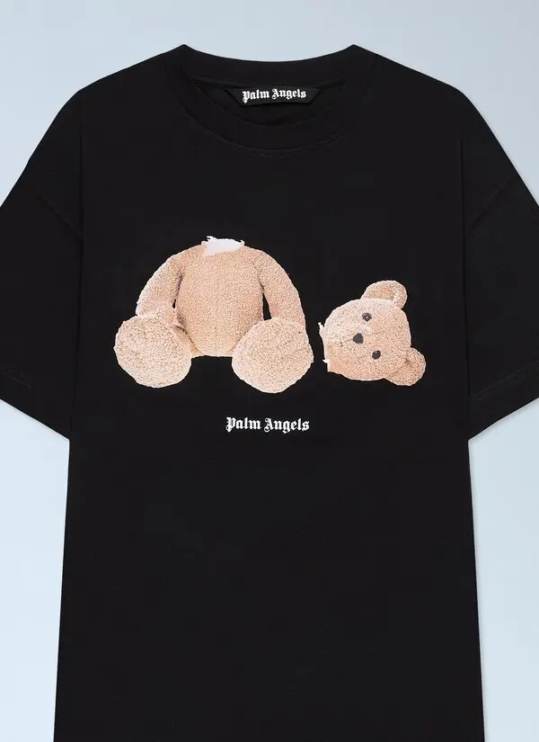 Palm Angels Broken Bear T-shirt - Black