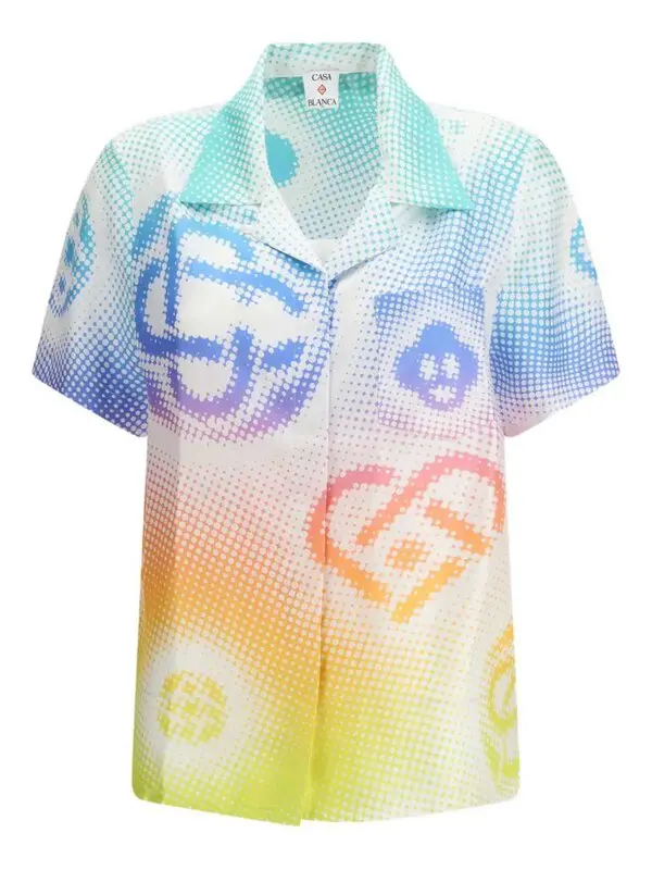Casablanca Graphic Print Shirt - Multicolor