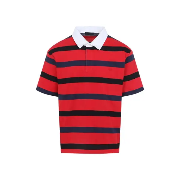 Prada Short Sleeves Polo - Red