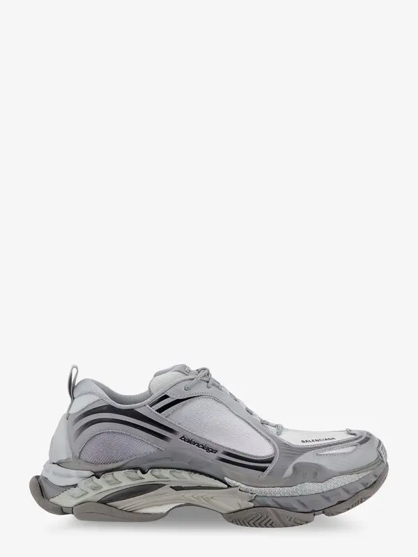 Balenciaga Triple S Gradient Mesh And Nylon Insert Sneakers With Distressed Effect - Multicolor