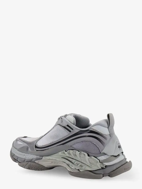 Balenciaga Triple S Gradient Mesh And Nylon Insert Sneakers With Distressed Effect - Multicolor