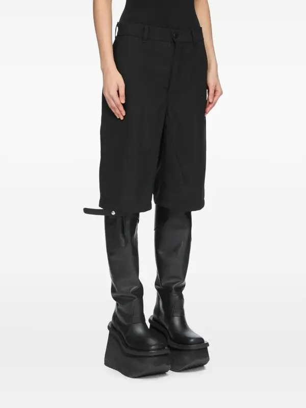 Rick Owens Drawstring Layered Shorts