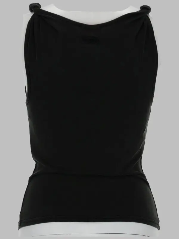 DIESEL® Twisted Strap Tank Top - Black