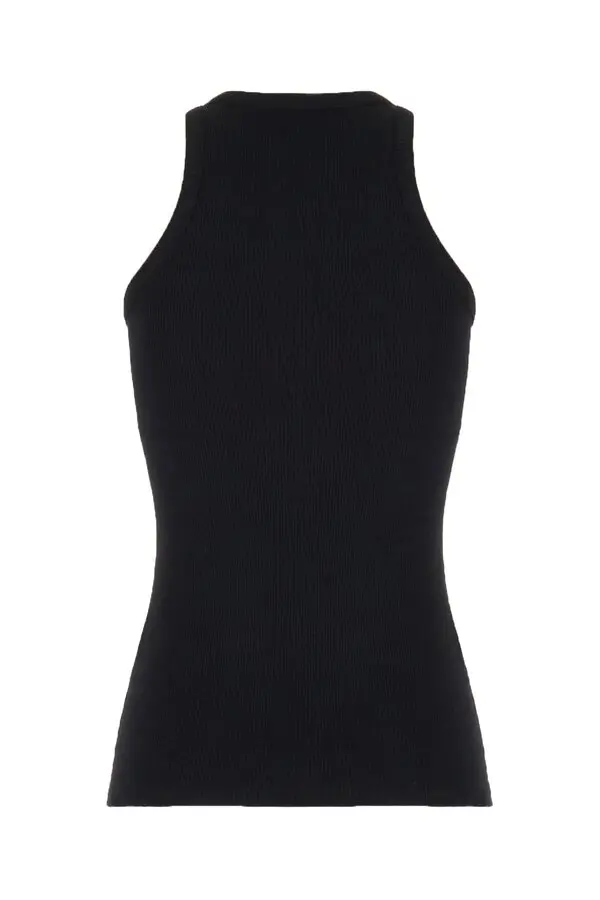 Attico Ribbed Button Detail Tank Top