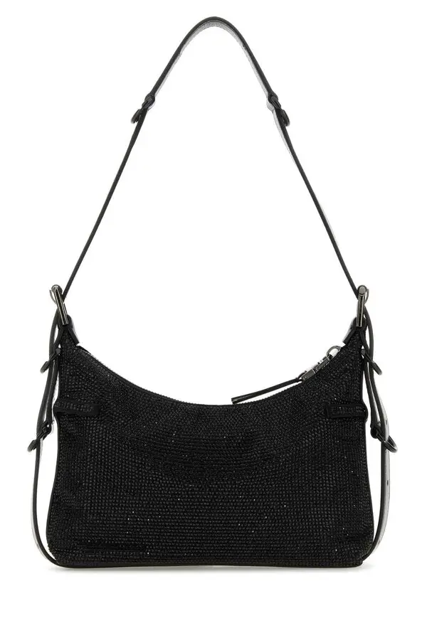Givenchy Fabric Mini Voyou Shoulder Bag - Black