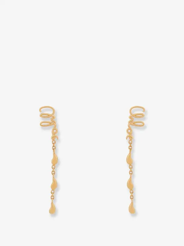 Chloé Iconic Metal Drop Earrings - Multicolor
