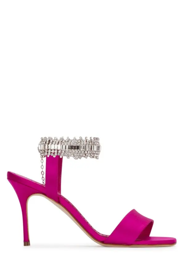Manolo Blahnik Embellished High Heel Sandals - Multicolor