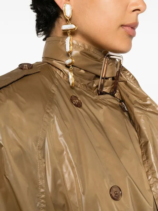 Saint Laurent Nylon Trench Coat - Multicolor