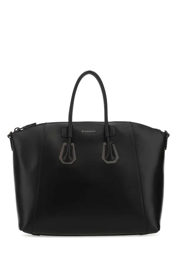 Givenchy Antigona Sport Handbag In Leather - Black