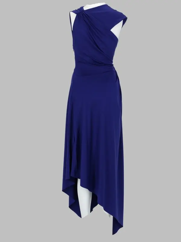 Victoria Beckham Asymmetrical Midi Dress