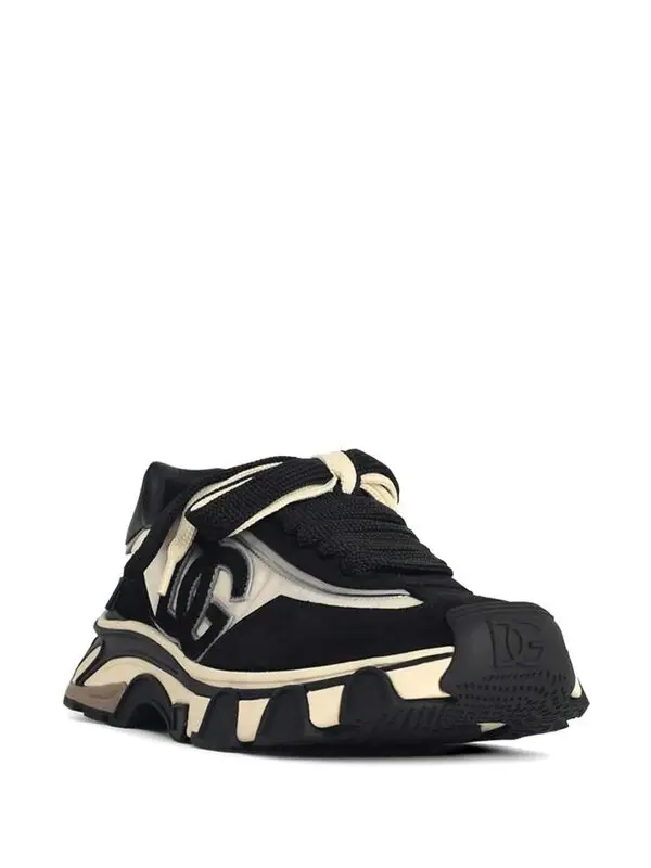 Dolce & Gabbana Airmaster Sneakers With Logo - Multicolor