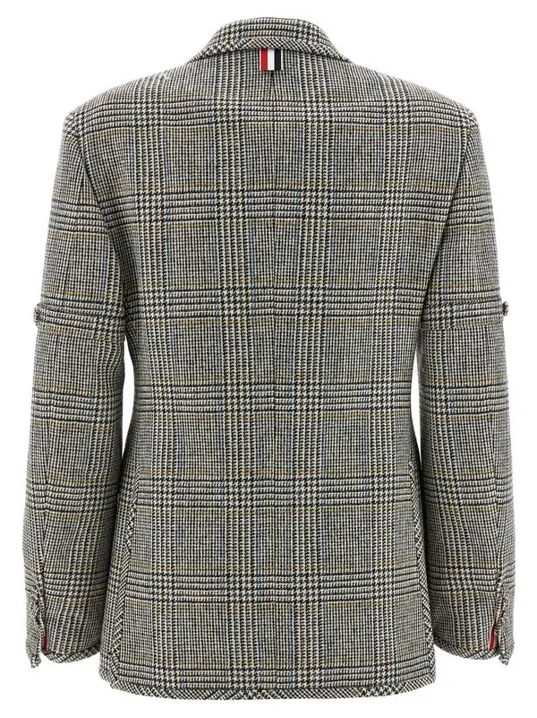 Thom Browne Prince Of Wales Checked Blazer - Multicolor