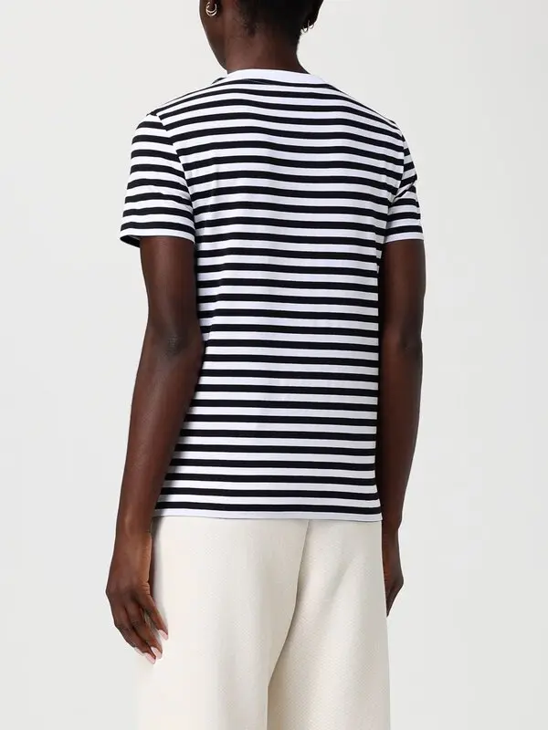 Max Mara Striped T-shirt With Pocket Detail