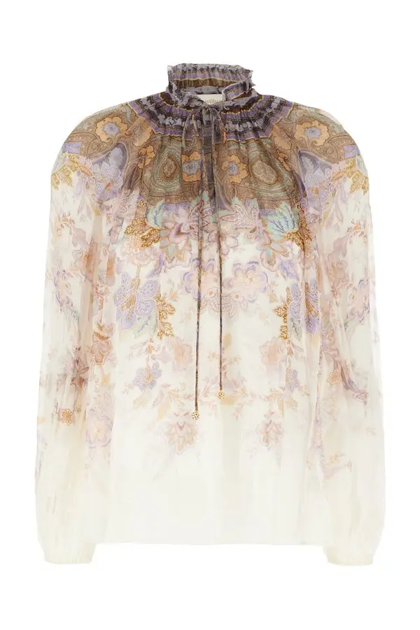 Zimmermann Clothing Tops Paisley Print Blouse - Multicolor