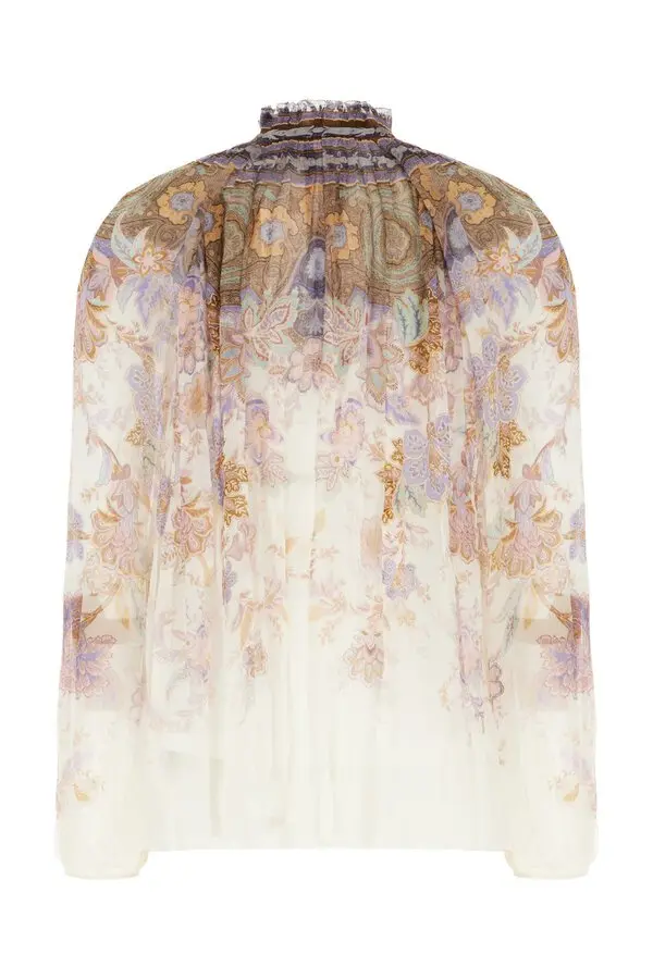 Zimmermann Clothing Tops Paisley Print Blouse - Multicolor