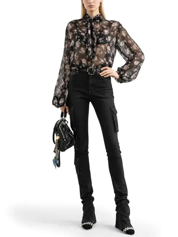 Dolce & Gabbana Printed Silk Blouse - Multicolor