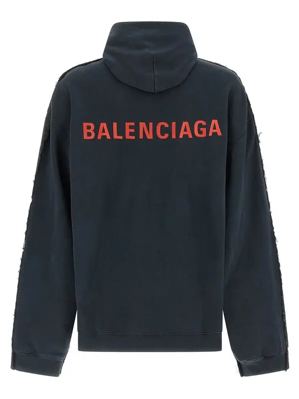 Balenciaga Hybrid Denim Hoodie Jacket