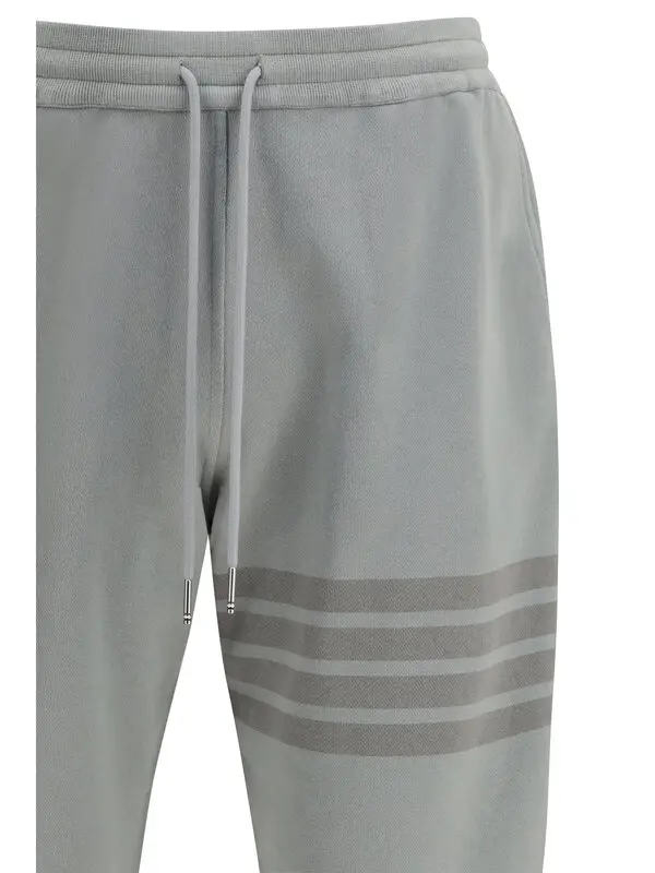 Thom Browne Cotton Sweatpants - Gray
