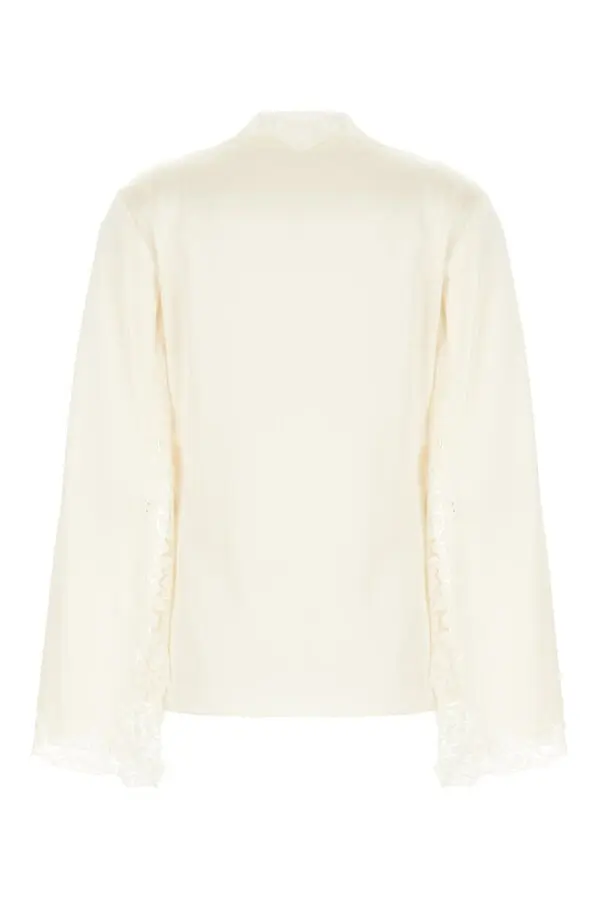 Alberta Ferretti Lace Trimmed Jacket