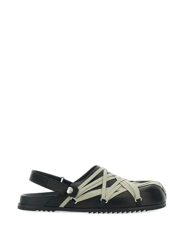 Rick Owens Temple Megalace Mules - Black