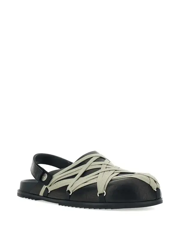 Rick Owens Temple Megalace Mules - Black