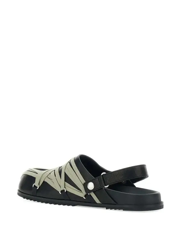Rick Owens Temple Megalace Mules - Black