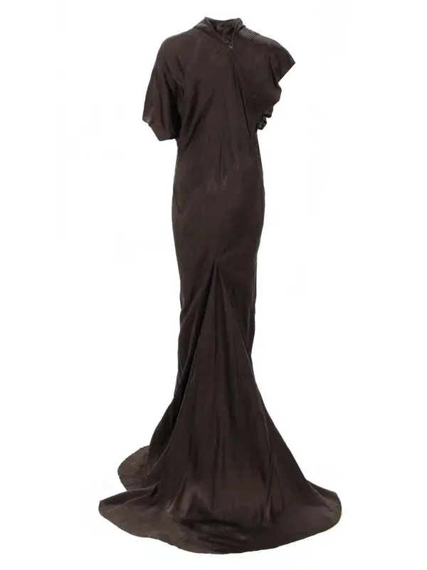 Rick Owens Long Gown Dress - Brown