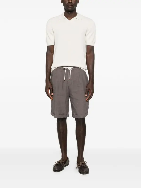 Brunello Cucinelli Linen Bermuda Shorts