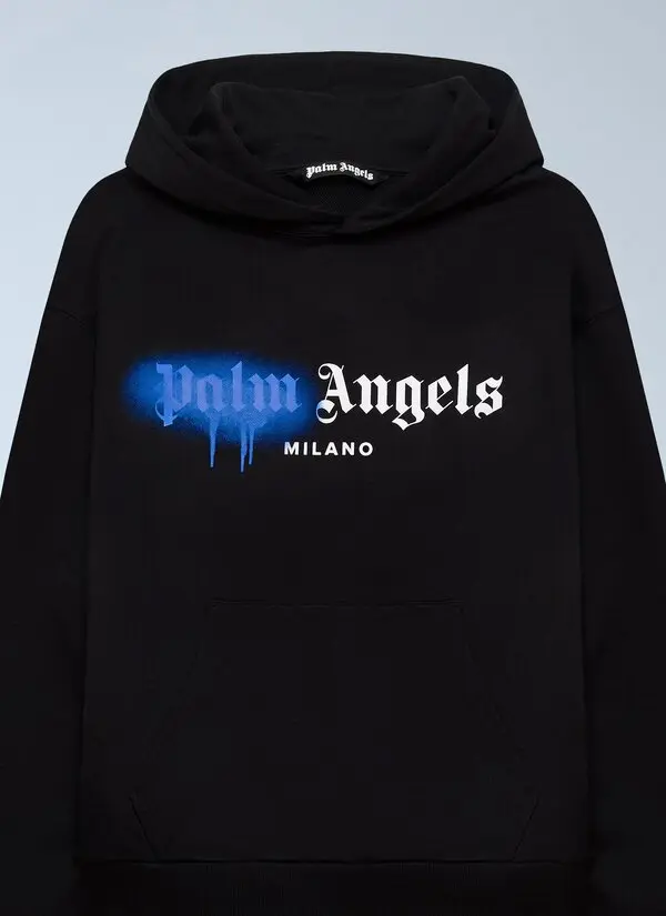 Palm Angels Spray Milan Hooded Sweatshirt