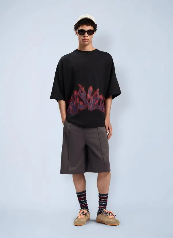 Palm Angels Flames Over T-shirt