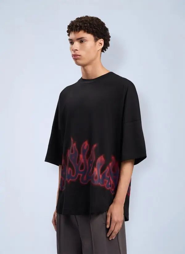Palm Angels Flames Over T-shirt