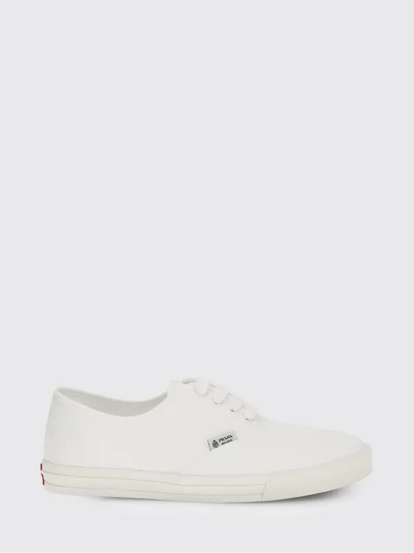 Prada Canvas Lace-up Sneakers