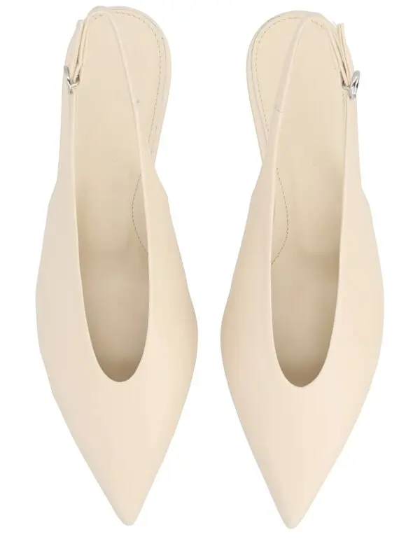 AeydĒ Camila Slingback Pumps - Cream