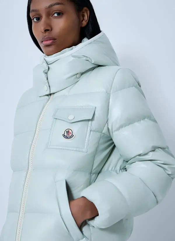 Moncler Andro Short Down Jacket - Green